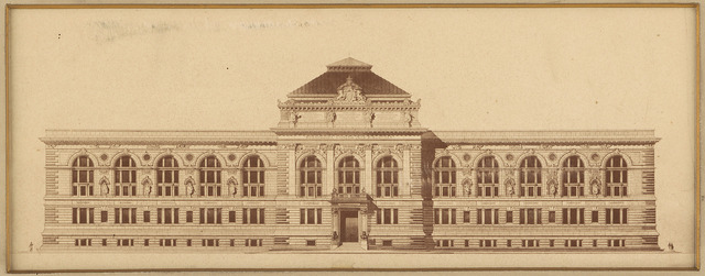 Heinrich Seeling Universitätsbibliothek, Leipzig Fassade: Ansicht